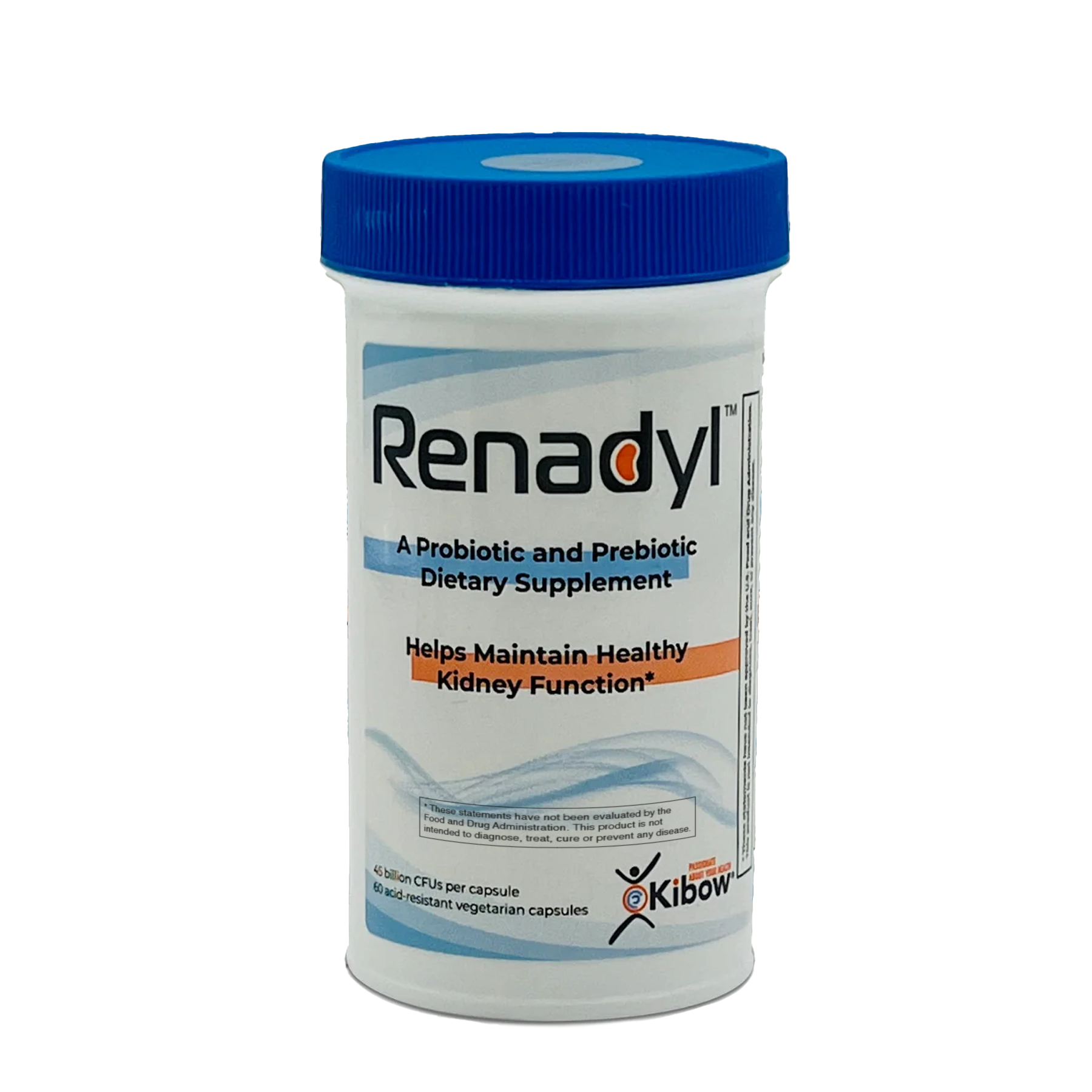 Kibow Renadyl - All-Natural Probiotic Best Kidney Supplement - 1 Bottl